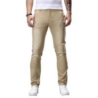 China Daily Mid Waist Youth Trend wholesale skinny jeans mens Stone Washed Vintage Washed Custom (Y809) for sale