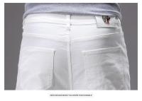 China White Daily Washed wholesale skinny jeans mens Mid Waist Distressed Custom (P396) for sale