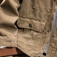 China Regular Daily Fabric Hem Cotton 100% french workwear jacket wholesale Long Sleeve Autumn 2025 Custom (JK757) for sale