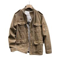 China Regular Daily Fabric Hem Cotton 100% french workwear jacket wholesale Long Sleeve Autumn 2025 Custom (JK757) for sale