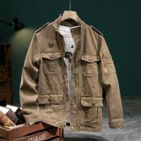 China Regular Daily Fabric Hem Cotton 100% french workwear jacket wholesale Long Sleeve Autumn 2025 Custom (JK757) for sale