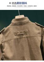 China Regular Daily Fabric Hem Cotton 100% french workwear jacket wholesale Long Sleeve Autumn 2025 Custom (JK757) for sale