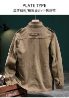 China Regular Daily Fabric Hem Cotton 100% french workwear jacket wholesale Long Sleeve Autumn 2025 Custom (JK757) for sale