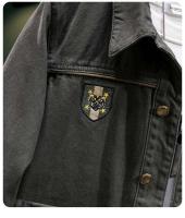 China Army Green Fabric Hem Cotton 100% french workwear jacket wholesale Long Sleeve Autumn 2025 Custom (JK761) for sale