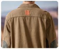China Cotton 100% Daily Fabric Hem Color Block french workwear jacket wholesale Cotton 100% Long Sleeve Custom (JK750) for sale