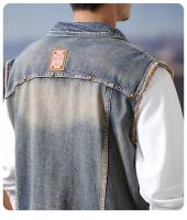 China Summer Youth Trend Regular biker jacket wholesale Single Breasted Custom (MG579) for sale