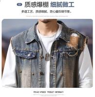 China Summer Youth Trend Regular biker jacket wholesale Single Breasted Custom (MG579) for sale