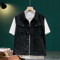 China White Black Basic White Black Cotton 100% men vest wholesale price Autumn 2025 Single Breasted Custom (MJ580) for sale