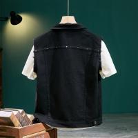 China White Black Basic White Black Cotton 100% men vest wholesale price Autumn 2025 Single Breasted Custom (MJ580) for sale
