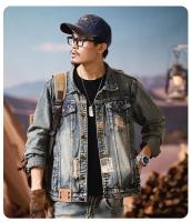 China Regular Daily Fabric Hem Long Sleeve french workwear jacket wholesale Polyester 19% Urban Fashion Custom (JK5101) for sale