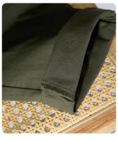 China Metal Accent Daily Washed Mid Waist jogger pants wholesale Army Green Breathable Custom (HY638) for sale