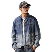 China Zipper Daily Fabric Hem Long Sleeve french workwear jacket wholesale Polyester 19% Urban Fashion Custom (JK712) for sale