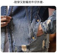 China Zipper Daily Fabric Hem Long Sleeve french workwear jacket wholesale Polyester 19% Urban Fashion Custom (JK712) for sale