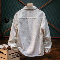China White White Daily Fabric Hem french workwear jacket wholesale Cotton 100% Long Sleeve Custom (JK739) for sale