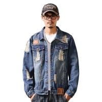 China Standard Blue Daily Fabric Hem french workwear jacket wholesale Long Sleeve Polyester 19% Custom (JK5102) for sale