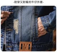China Standard Blue Daily Fabric Hem french workwear jacket wholesale Long Sleeve Polyester 19% Custom (JK5102) for sale