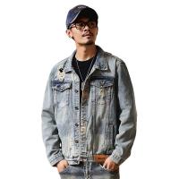 China Standard Daily Fabric Hem Long Sleeve french workwear jacket wholesale Vintage Color Polyester 19% Custom (JK590) for sale