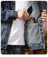China Blue Blue Basic Daily french workwear jacket wholesale Fabric Hem Long Sleeve Custom (JK530) for sale