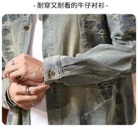 China Youth Trend Long Sleeve Regular mens wholesale dress shirts Custom (CS009) for sale