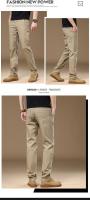 China Daily Winter Mid Waist dress pants wholesale price Black Khaki Solid Color Custom (P403) for sale