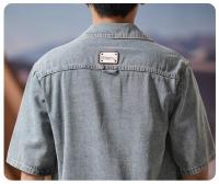China Summer Youth Trend Short Sleeve mens wholesale dress shirts Vintage Color Loose Fit Custom (CS566) for sale