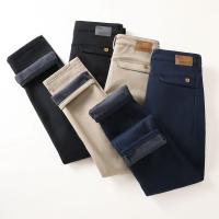 China Daily Mid Waist Urban Fashion mens pants wholesale Black Khaki Blue Custom (P388) for sale