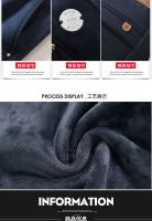 China Daily Mid Waist Urban Fashion mens pants wholesale Black Khaki Blue Custom (P388) for sale