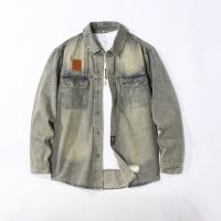 China Solid Color Youth Trend Long Sleeve french workwear jacket wholesale Vintage Color Regular Custom (CS006) for sale