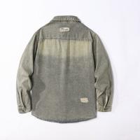 China Solid Color Youth Trend Long Sleeve french workwear jacket wholesale Vintage Color Regular Custom (CS006) for sale