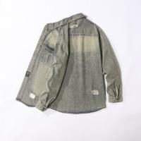 China Solid Color Youth Trend Long Sleeve french workwear jacket wholesale Vintage Color Regular Custom (CS006) for sale