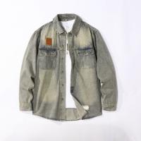 China Solid Color Youth Trend Long Sleeve french workwear jacket wholesale Vintage Color Regular Custom (CS006) for sale