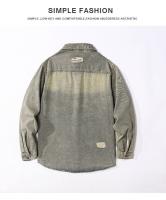 China Solid Color Youth Trend Long Sleeve french workwear jacket wholesale Vintage Color Regular Custom (CS006) for sale