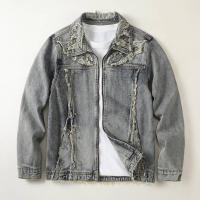 China Zipper Solid Color Youth Trend Long Sleeve french workwear jacket wholesale Polyester 19% Zipper Custom (JK707) for sale