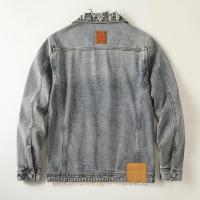 China Zipper Solid Color Youth Trend Long Sleeve french workwear jacket wholesale Polyester 19% Zipper Custom (JK707) for sale