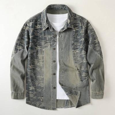 China Vintage Color Autumn Youth Trend Long Sleeve french workwear jacket wholesale Vintage Color Regular Custom (CS009) for sale