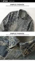 China Vintage Color Autumn Youth Trend Long Sleeve french workwear jacket wholesale Vintage Color Regular Custom (CS009) for sale