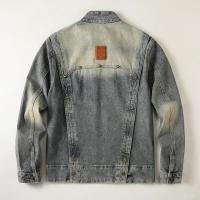 China Fabric Hem Youth Trend Long Sleeve french workwear jacket wholesale Vintage Color Polyester 19% Custom (JK709) for sale