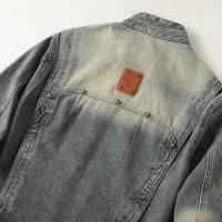 China Fabric Hem Youth Trend Long Sleeve french workwear jacket wholesale Vintage Color Polyester 19% Custom (JK709) for sale