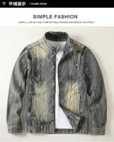 China Fabric Hem Youth Trend Long Sleeve french workwear jacket wholesale Vintage Color Polyester 19% Custom (JK709) for sale