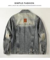China Fabric Hem Youth Trend Long Sleeve french workwear jacket wholesale Vintage Color Polyester 19% Custom (JK709) for sale