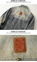 China Fabric Hem Youth Trend Long Sleeve french workwear jacket wholesale Vintage Color Polyester 19% Custom (JK709) for sale