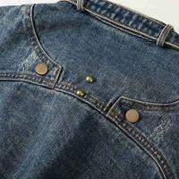 China Solid Color Youth Trend Long Sleeve mens denim jacket wholesale Polyester 19% Zipper Custom (JK712) for sale
