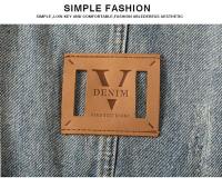 China Solid Color Youth Trend Long Sleeve mens denim jacket wholesale Polyester 19% Zipper Custom (JK712) for sale