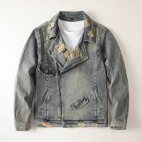 China Vintage Color Fabric Hem Youth Trend Long Sleeve french workwear jacket wholesale Vintage Color Polyester 19% Custom (JK711) for sale