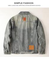 China Vintage Color Fabric Hem Youth Trend Long Sleeve french workwear jacket wholesale Vintage Color Polyester 19% Custom (JK711) for sale
