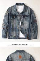 China Daily Long Sleeve Polyester 19% french workwear jacket wholesale Urban Fashion Single Breasted Custom (JK703) for sale