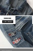 China Daily Long Sleeve Polyester 19% french workwear jacket wholesale Urban Fashion Single Breasted Custom (JK703) for sale