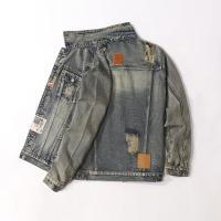 China Fabric Hem Long Sleeve Polyester 19% french workwear jacket wholesale Single Breasted Regular Custom (JK5101) for sale
