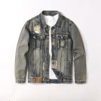 China Fabric Hem Long Sleeve Polyester 19% french workwear jacket wholesale Single Breasted Regular Custom (JK5101) for sale