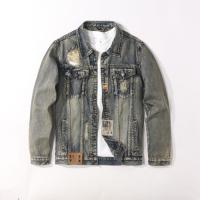 China Fabric Hem Long Sleeve Polyester 19% french workwear jacket wholesale Single Breasted Regular Custom (JK5101) for sale